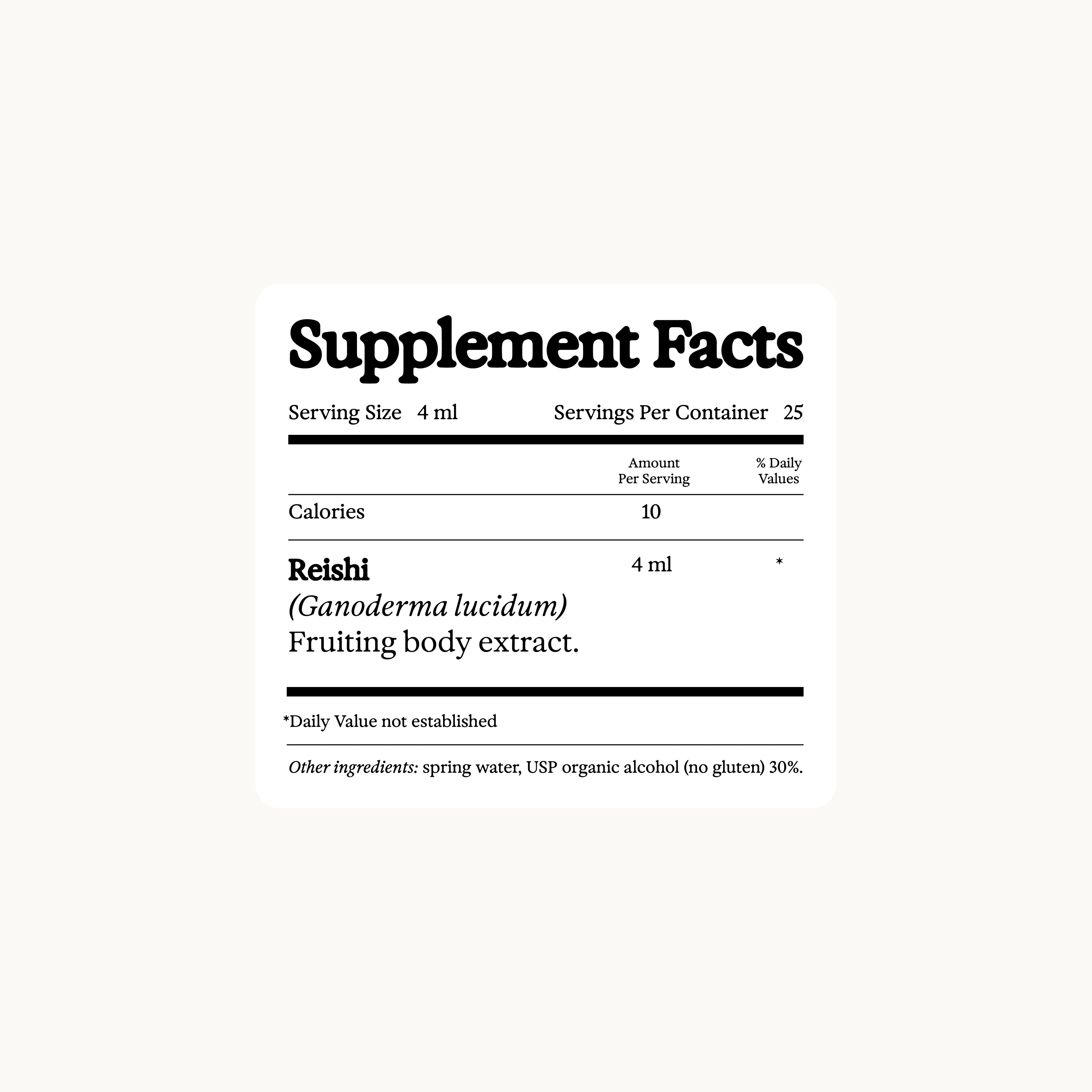 Reishi Adaptogen Mushroom Tincture | Rainbo